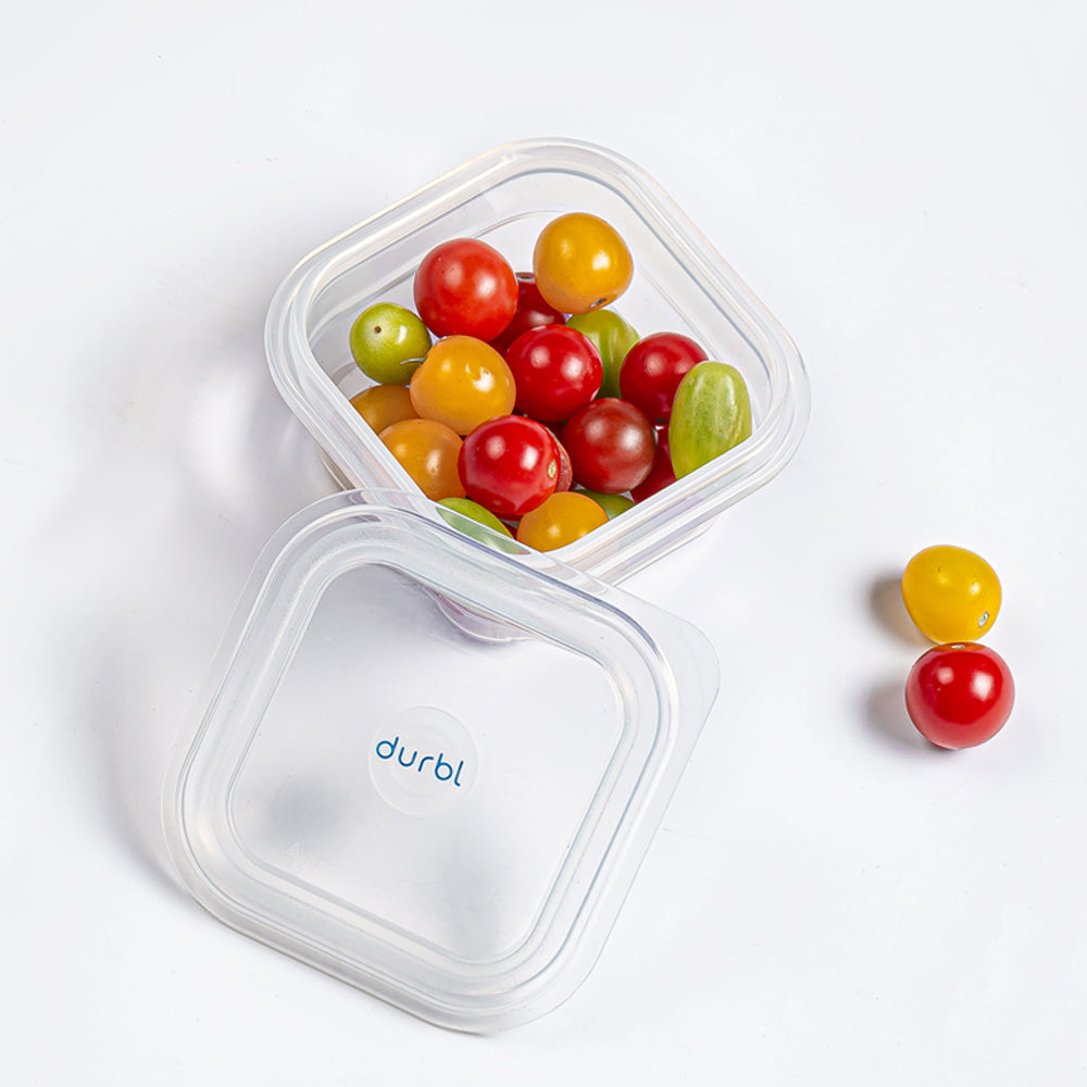 Durbl Fold-Up Silicone Container with Lid — Mini